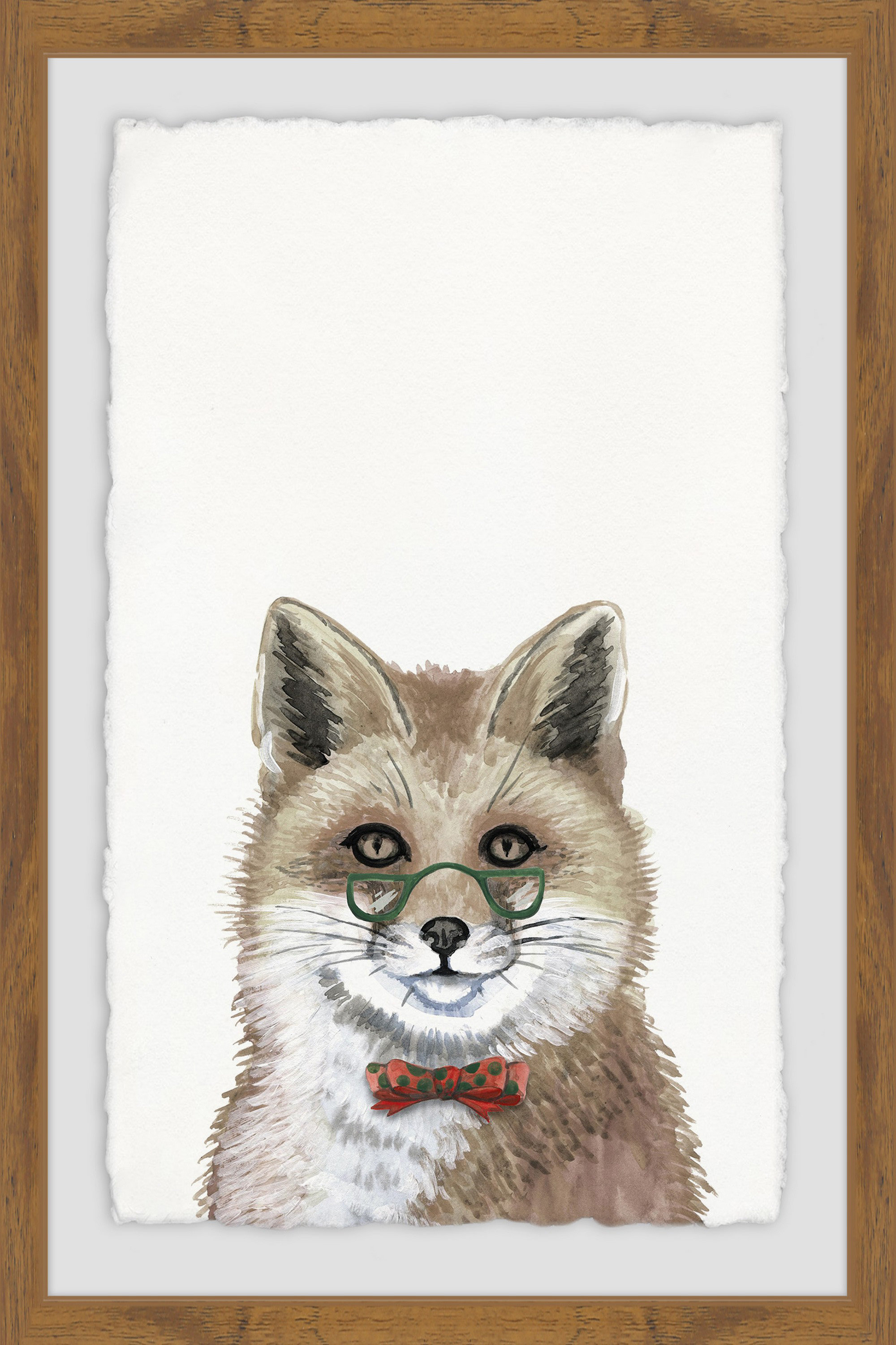 Wrought Studio™ Rosenfeld 'Serious Fox' Framed Print | Wayfair