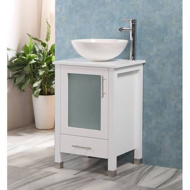 Ebern Designs Gearheart 21'' Single Bathroom Vanity with Engineered ...