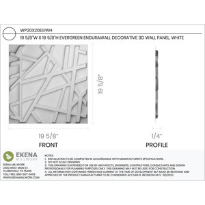 PCI Enterprises Evergreen EnduraWall Decorative 3D Wall Panel | Wayfair