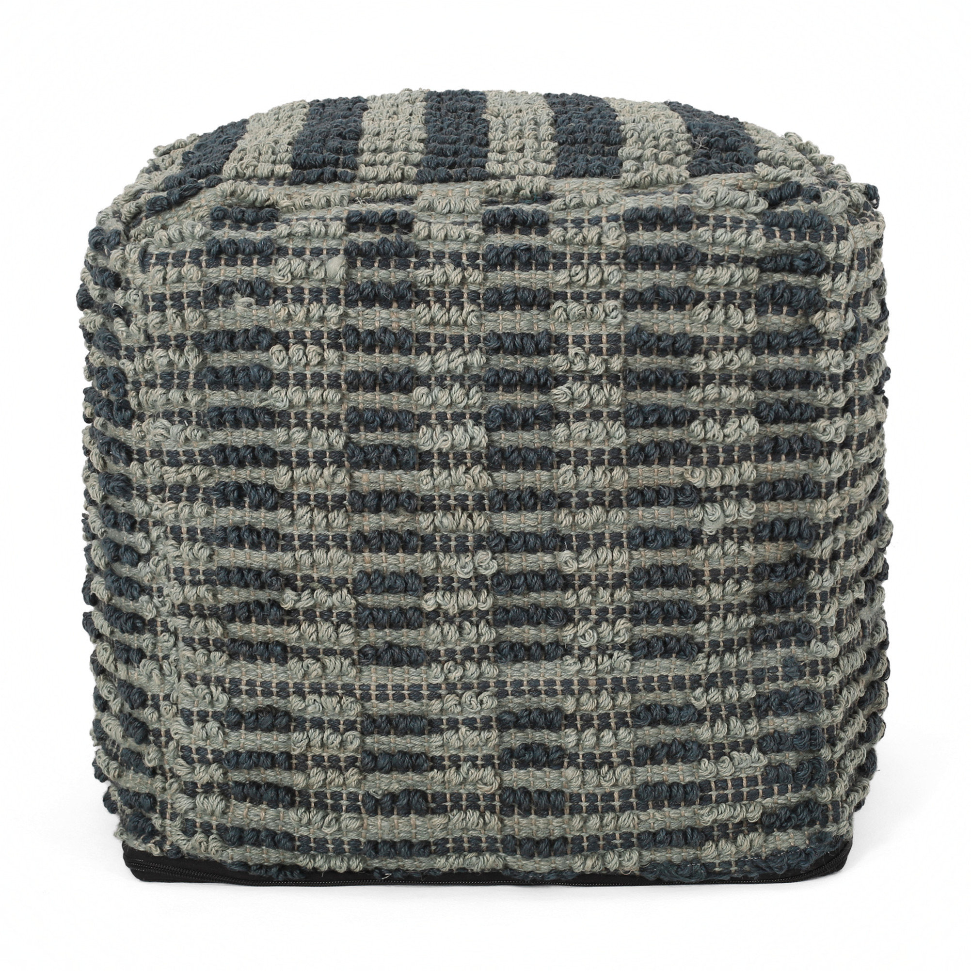 Union Rustic Modern Design Fabric Square Pouf,Softness And Comfort ...