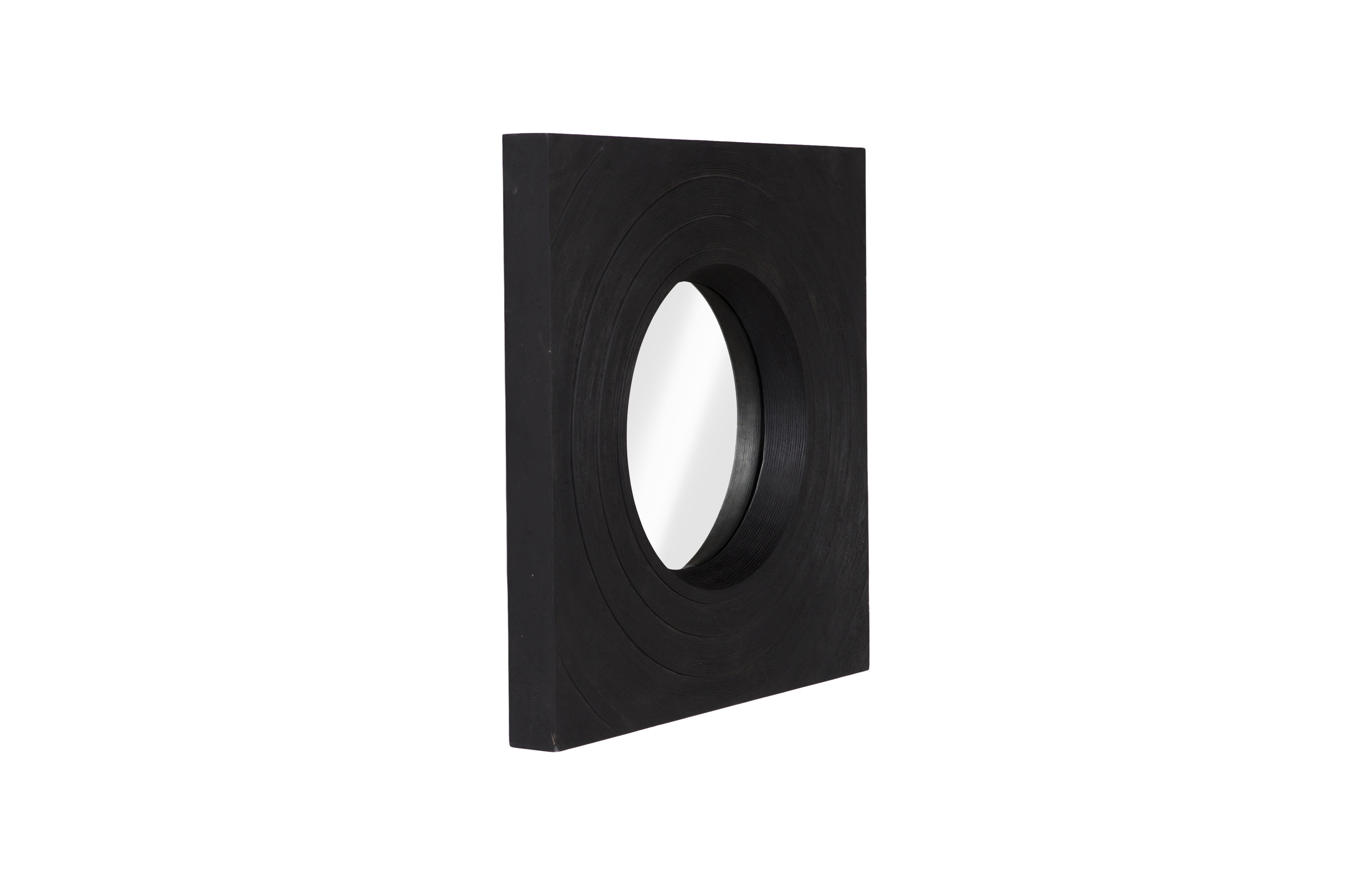 Phillips Collection Void Mirror, Black Stone | Wayfair