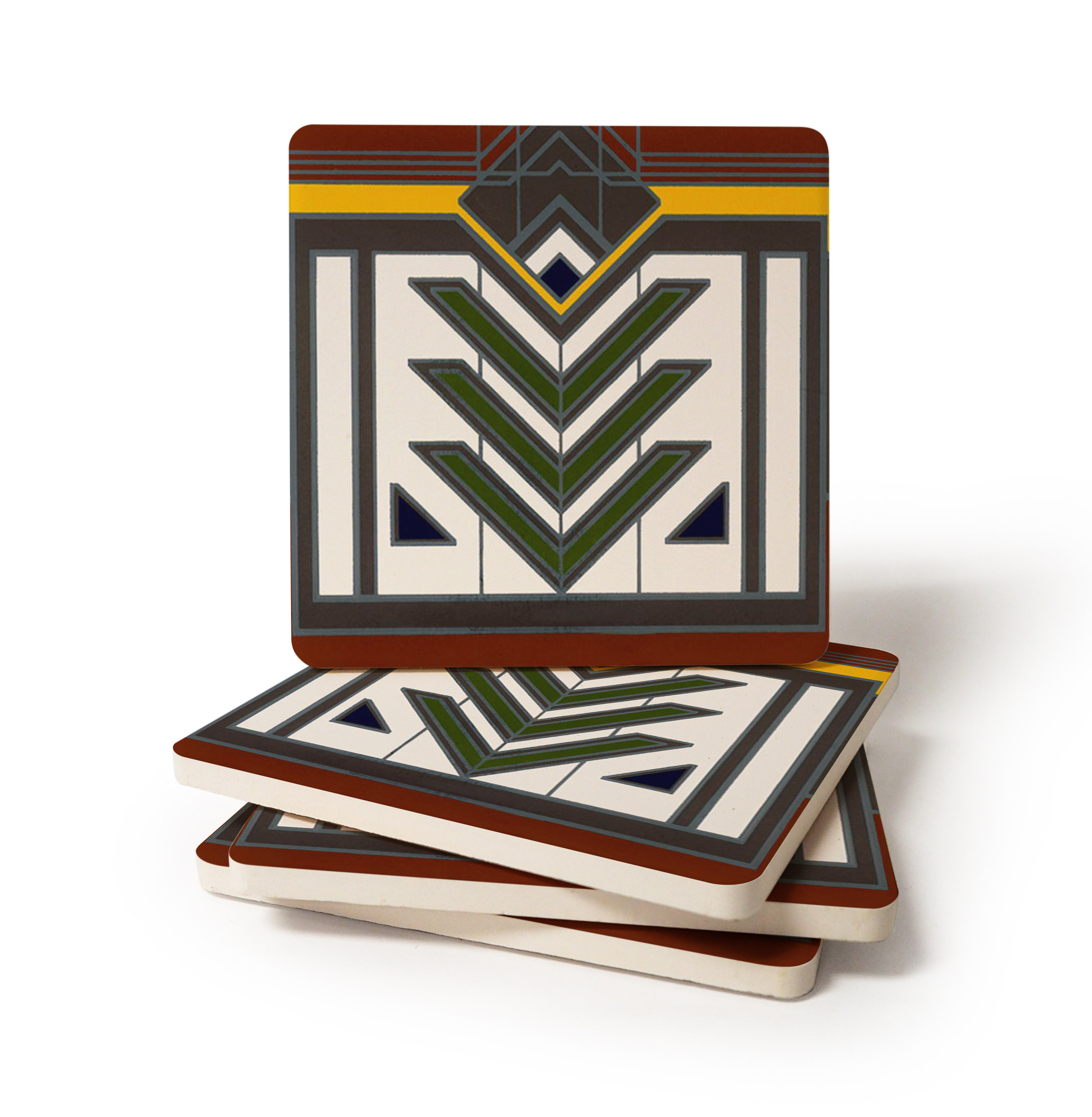 Millwood Pines Frank Lloyd Wright Meyer May Coaster | Wayfair