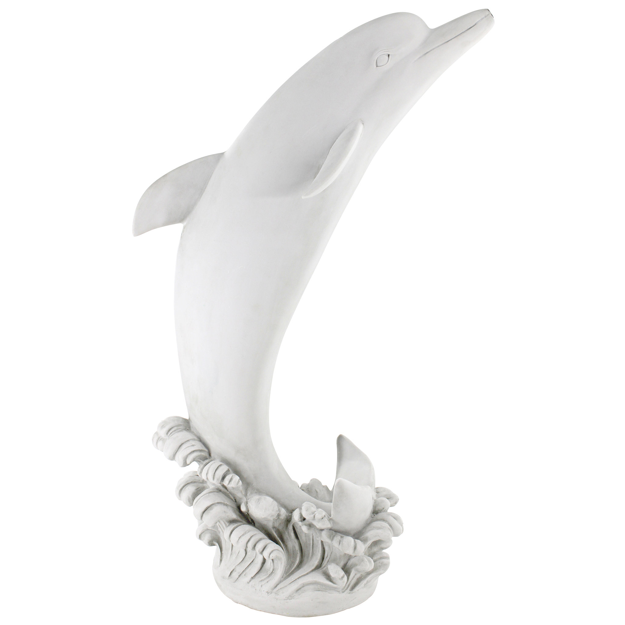 Design Toscano Tropical Leaping Dolphin Piped Statue | Wayfair