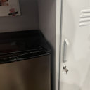 Novogratz Cache Metal Locker-Style Mini Refrigerator Organizer ...