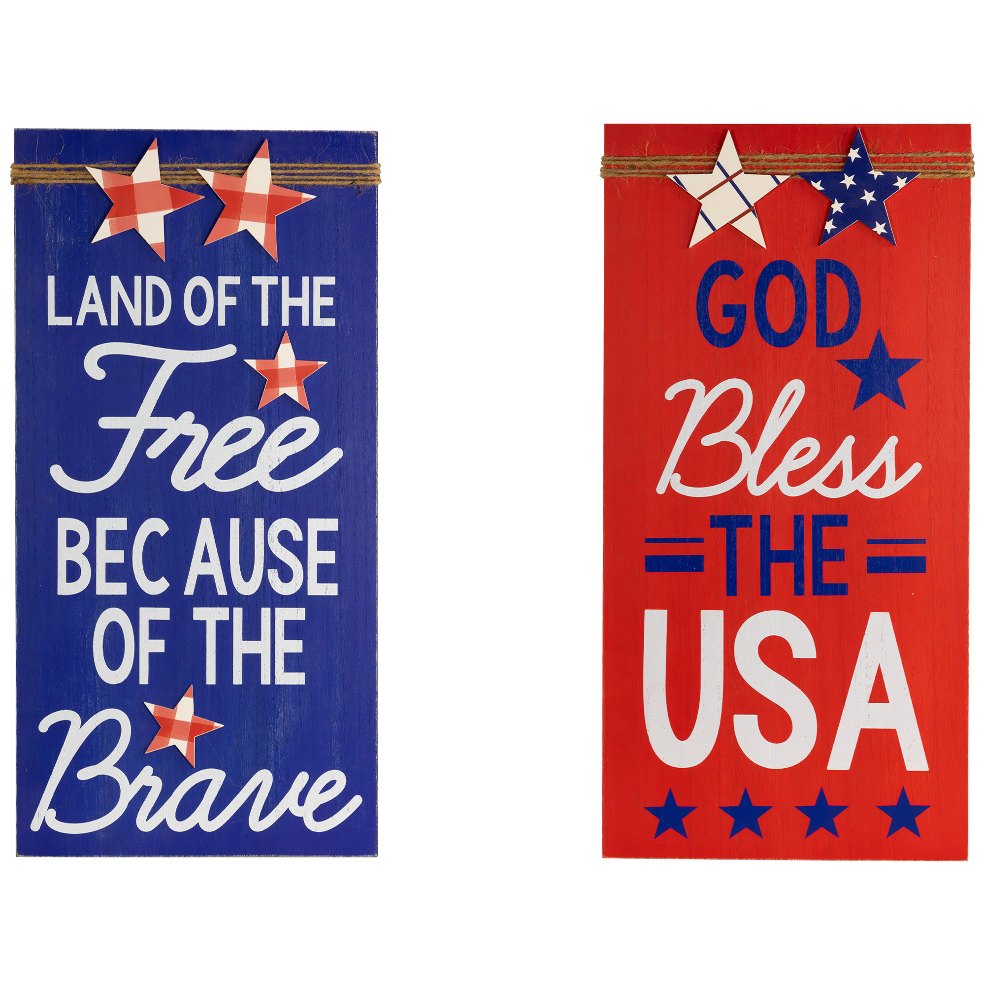 Northlight Independence Day Patriotic Banners / Signs | Wayfair