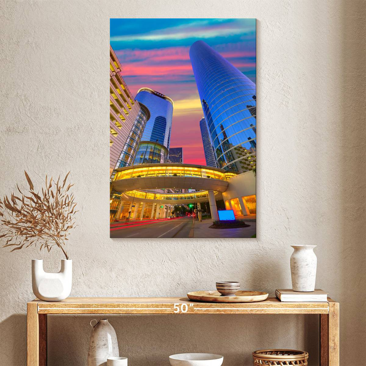 Ebern Designs Lilie Downtown Houston Skyscrapers | Wayfair