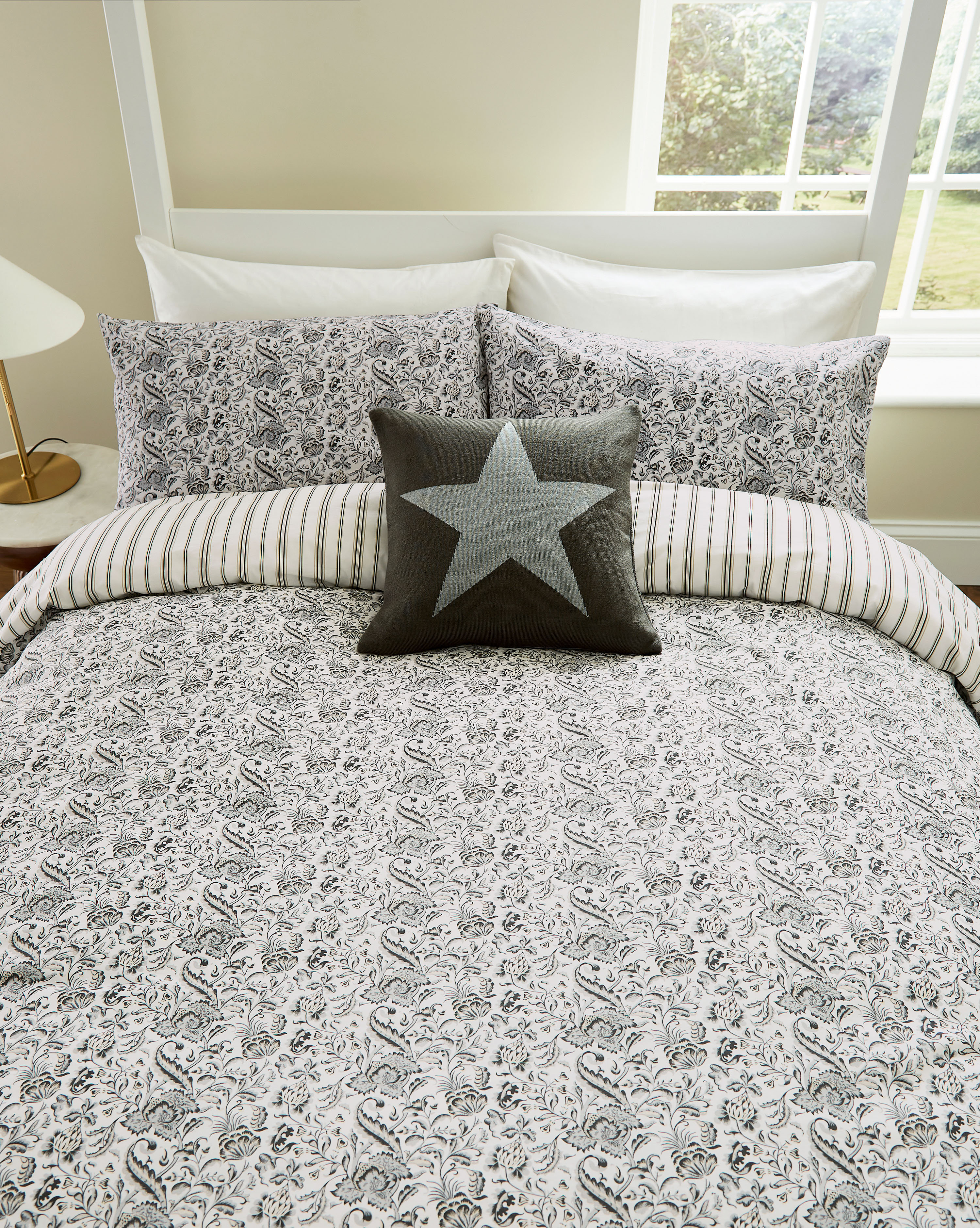 Helena Springfield Byron Cotton Duvet Cover Set | Wayfair.co.uk