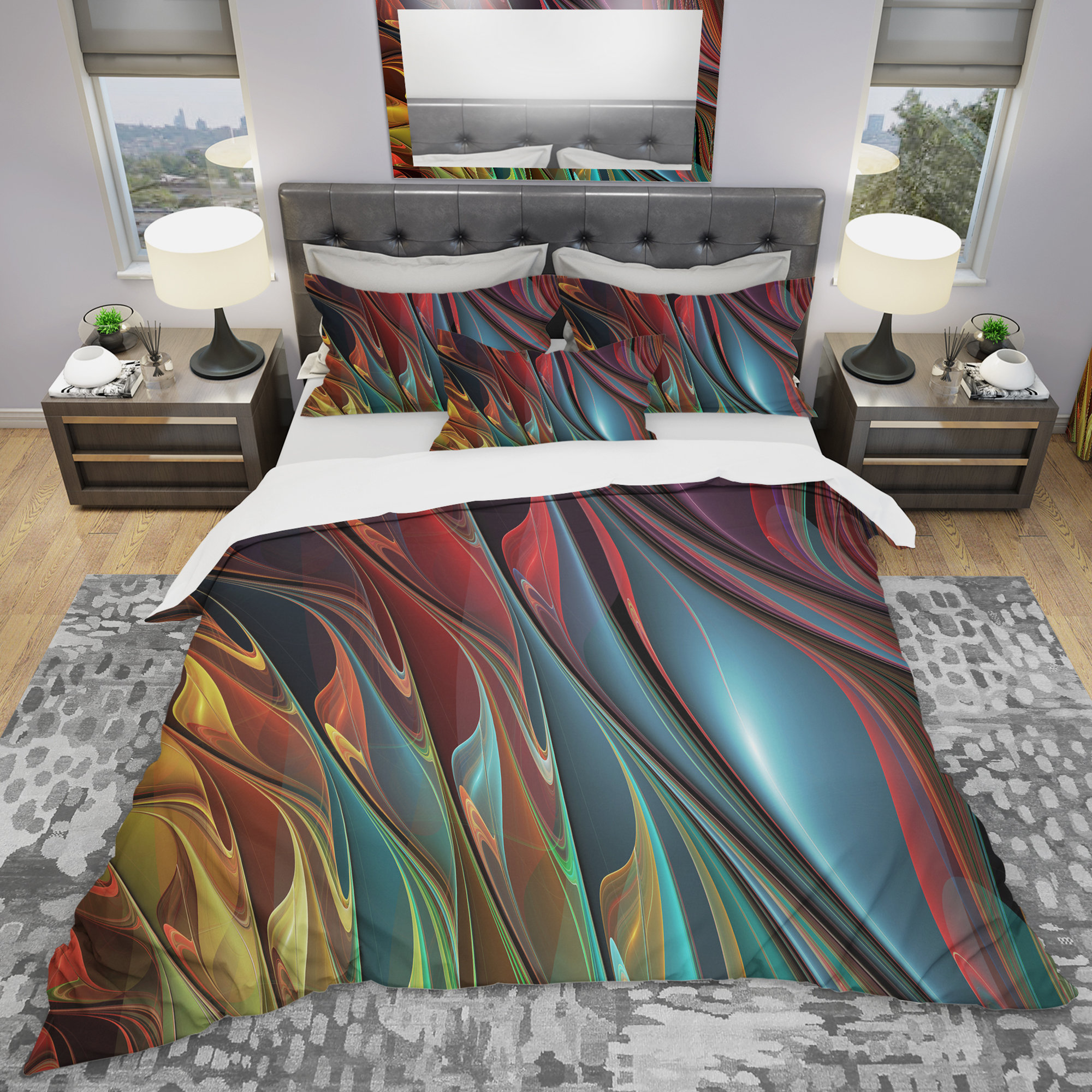 Design Art Modern and Contemporary Duvet Cover Set & Reviews - Wayfair ...