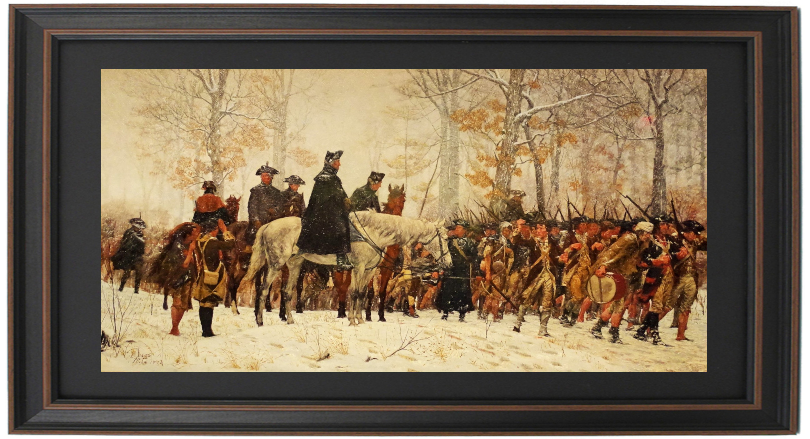 Alcott Hill® March to Valley Forge by William B. T. Trego | Framed ...