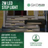 GKOplus Aluminum Low Voltage Solar Powered Integrated LED Metal Step ...