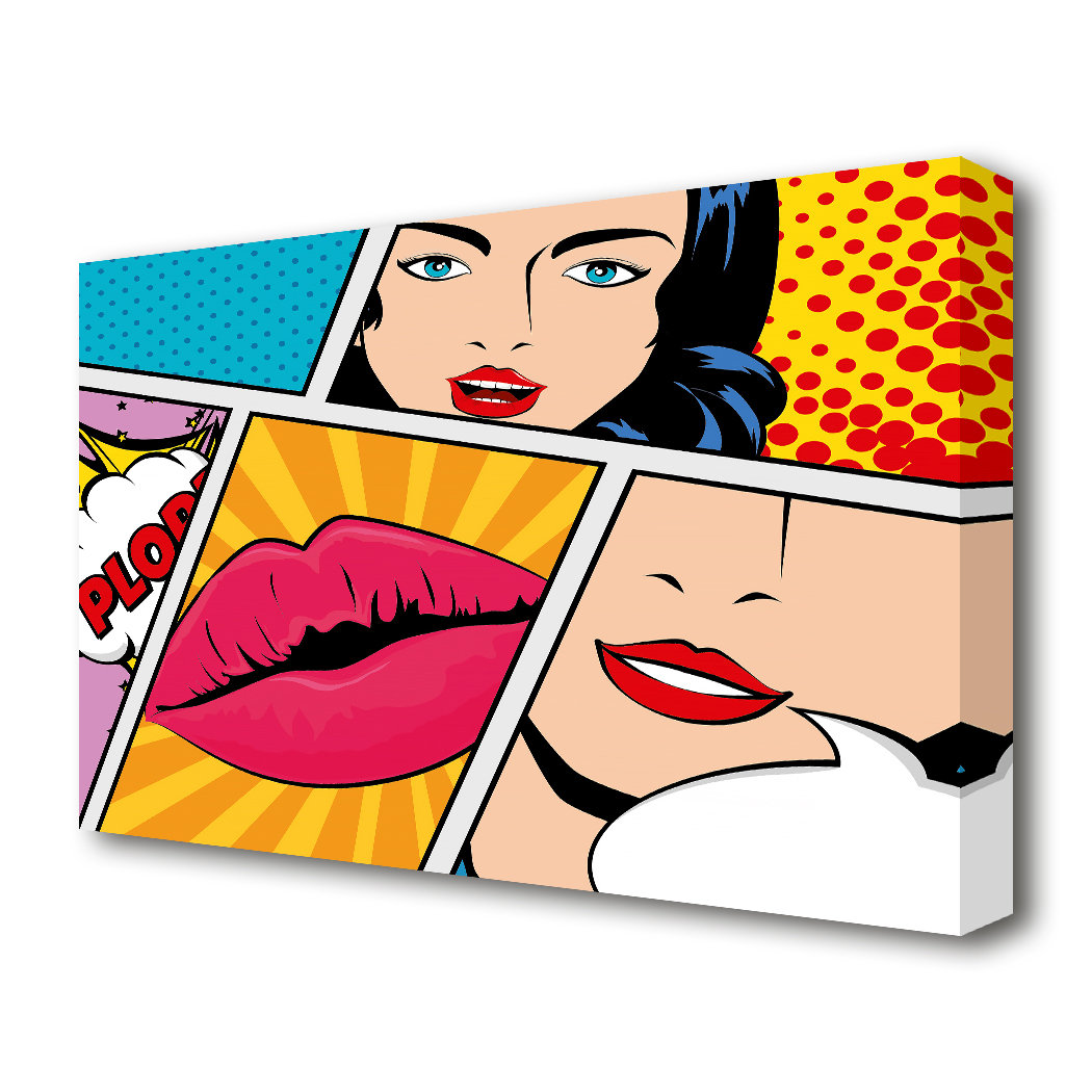 East Urban Home Children's 'Comic Strip 4 - Wrapped Canvas Graphic Art ...