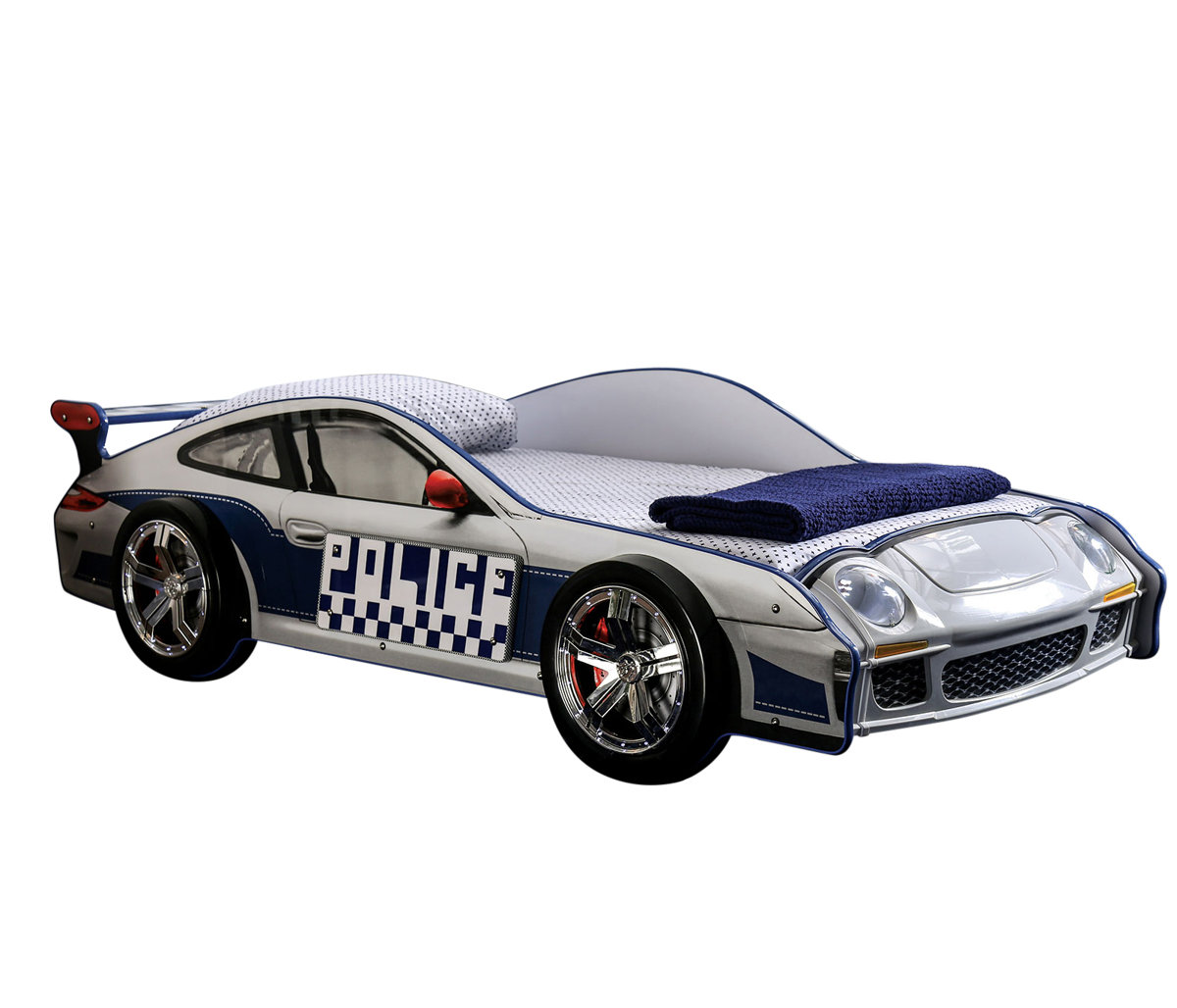 Zoomie Kids Gerke Police Car Bed & Reviews | Wayfair