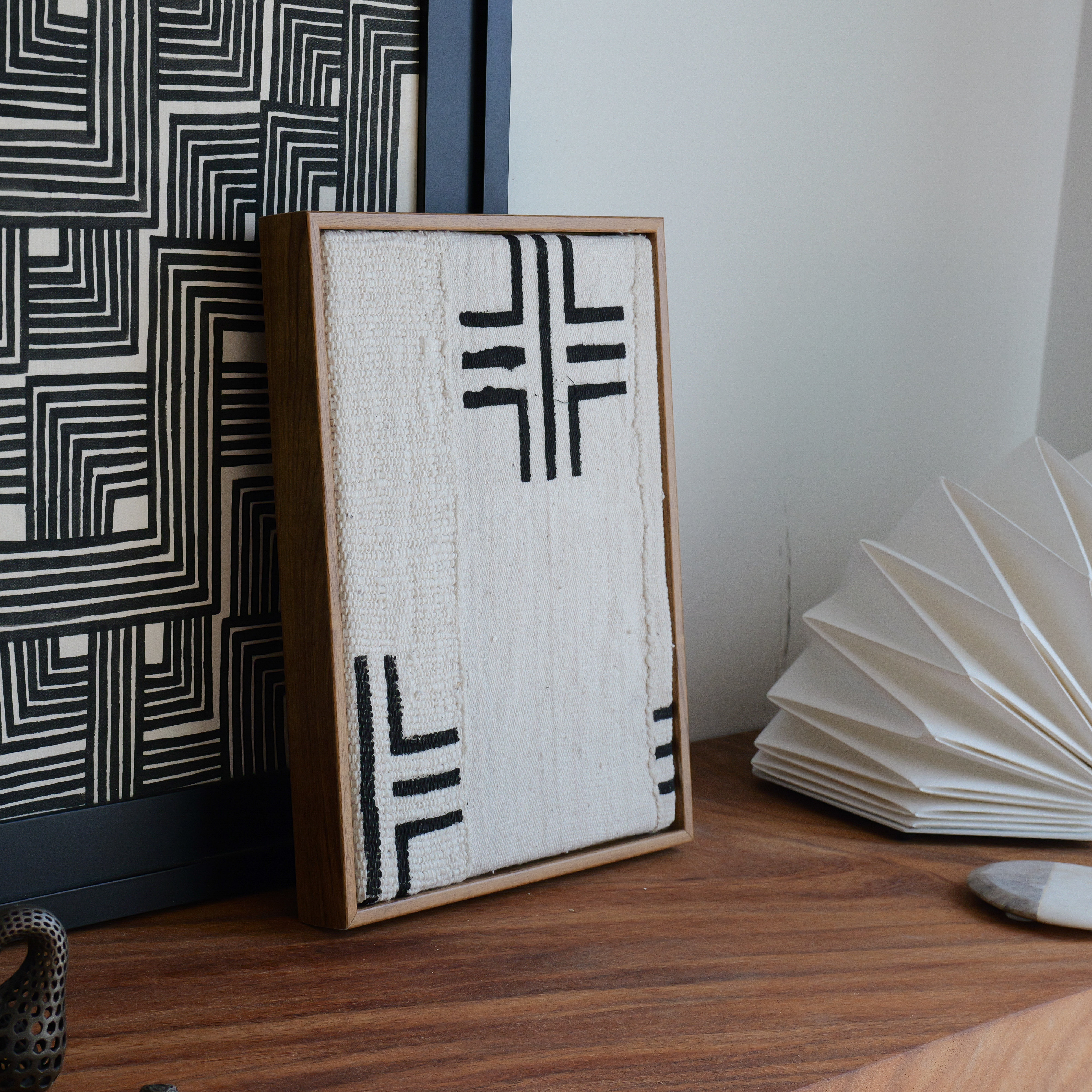 UrbanTroos Sacred Patterns LUXE Mudcloth Framed Wall Art | Wayfair