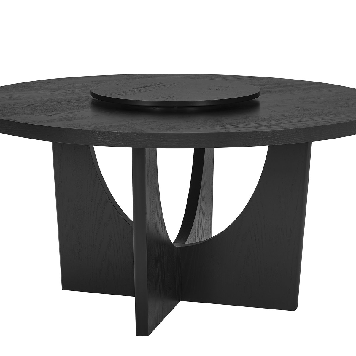 Latitude Run® Xaviour 1pc Modern Round Table Top Finish w Lazy Susan ...