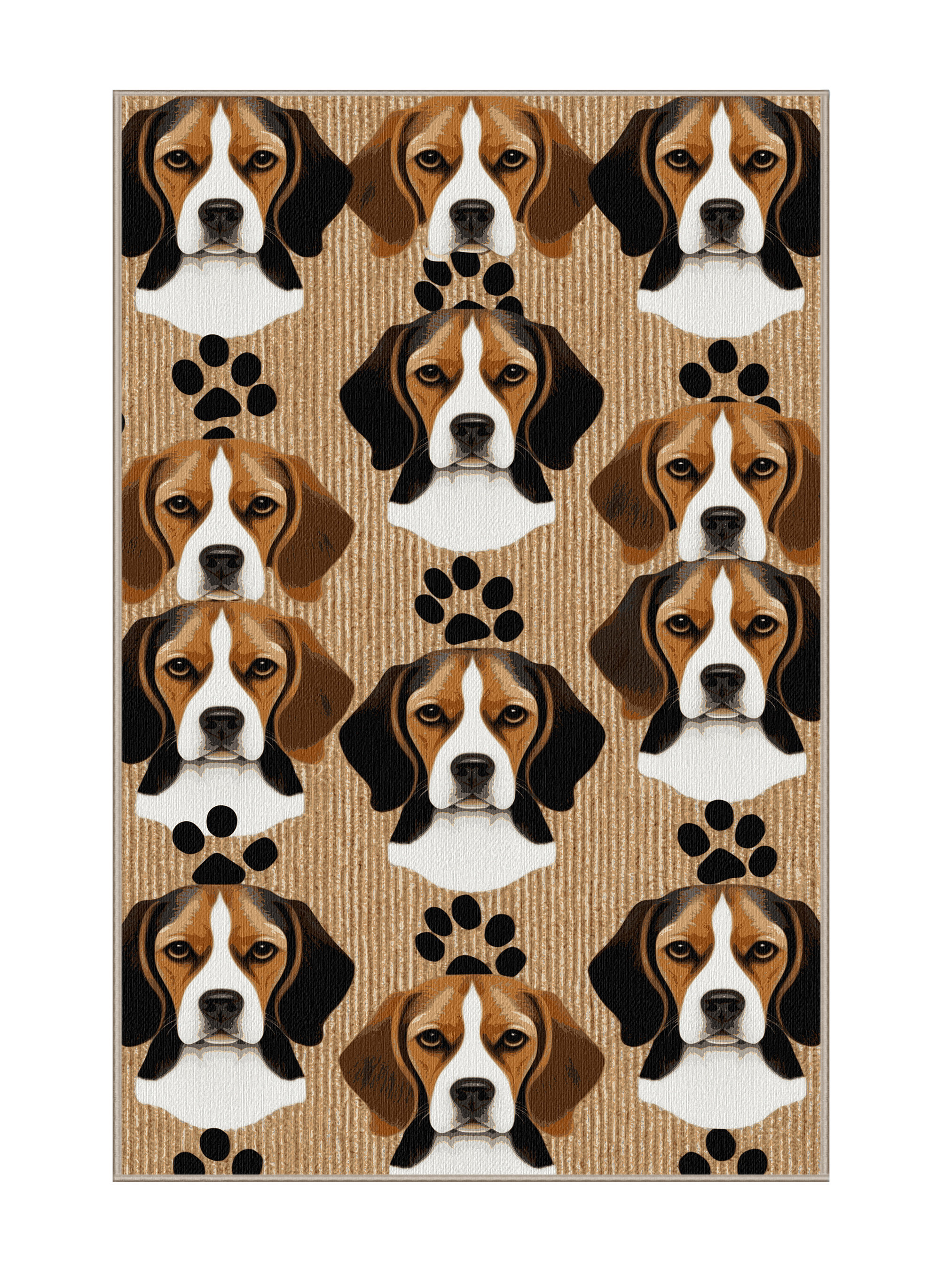 Hokku Designs Washable Beagle Dogs Area Rug | Wayfair