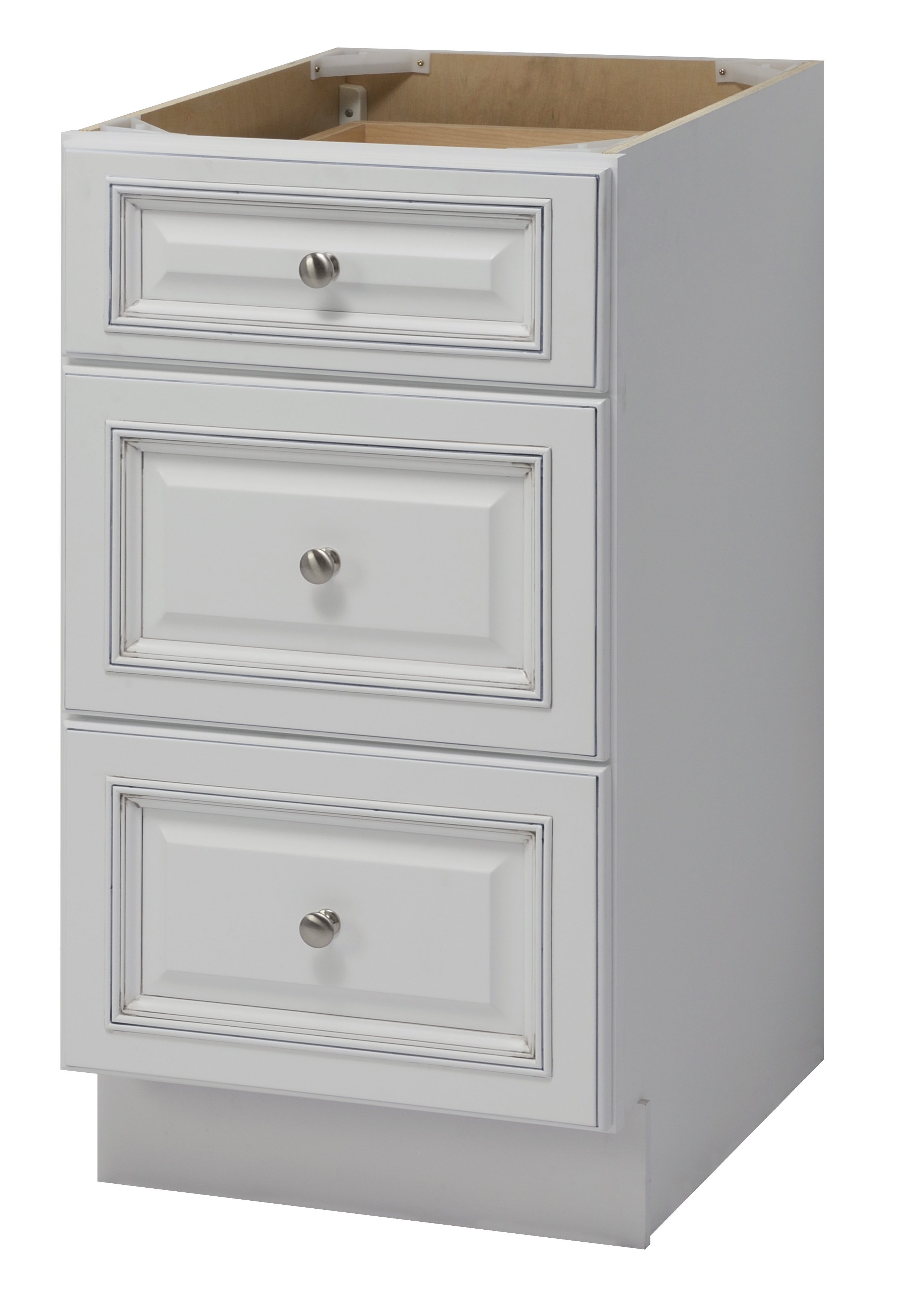 Charlton Home® Aghasi 18" Bathroom Vanity Base Only in Fresh White ...