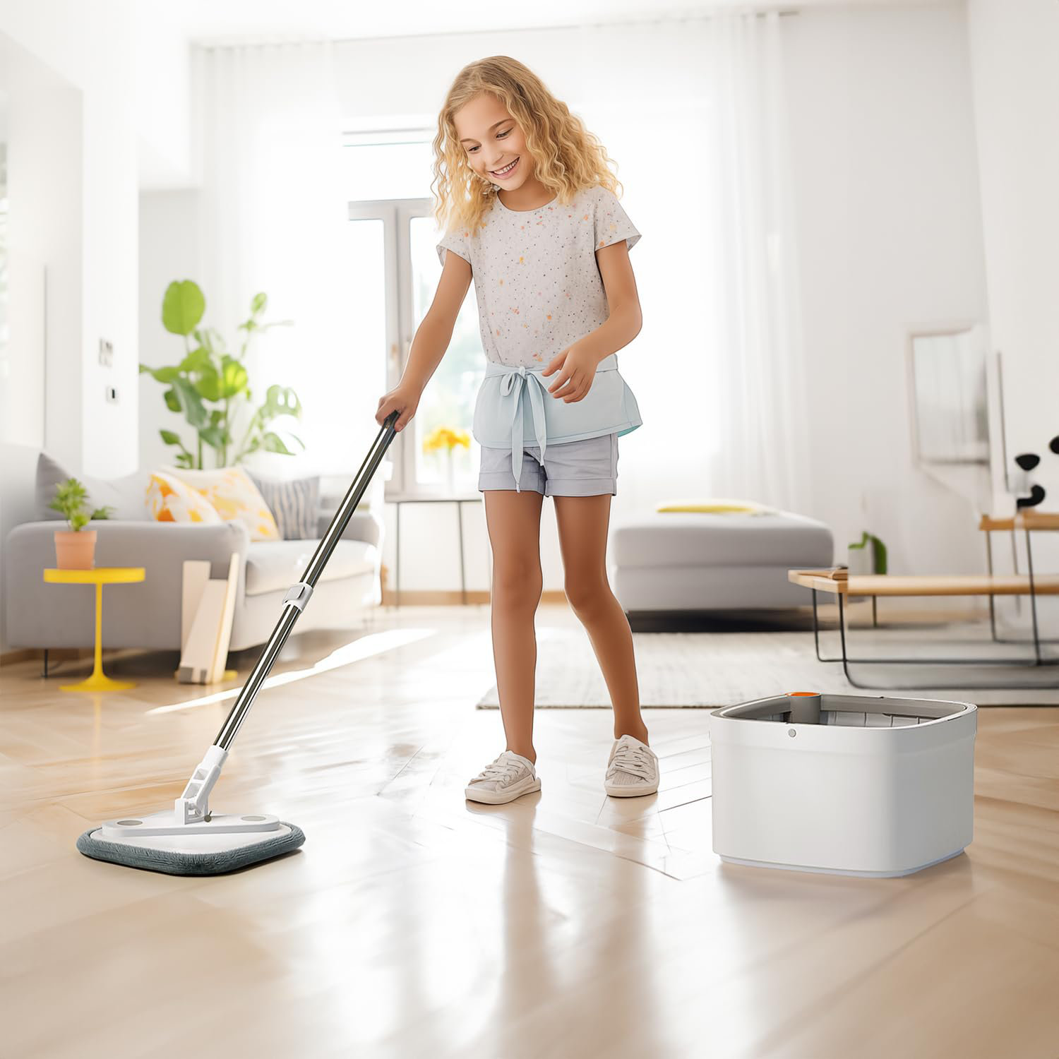 MANASOTA OFFICE SUPPLIES & EQUIPMENT LLC Spin Mop And Bucket Set With ...