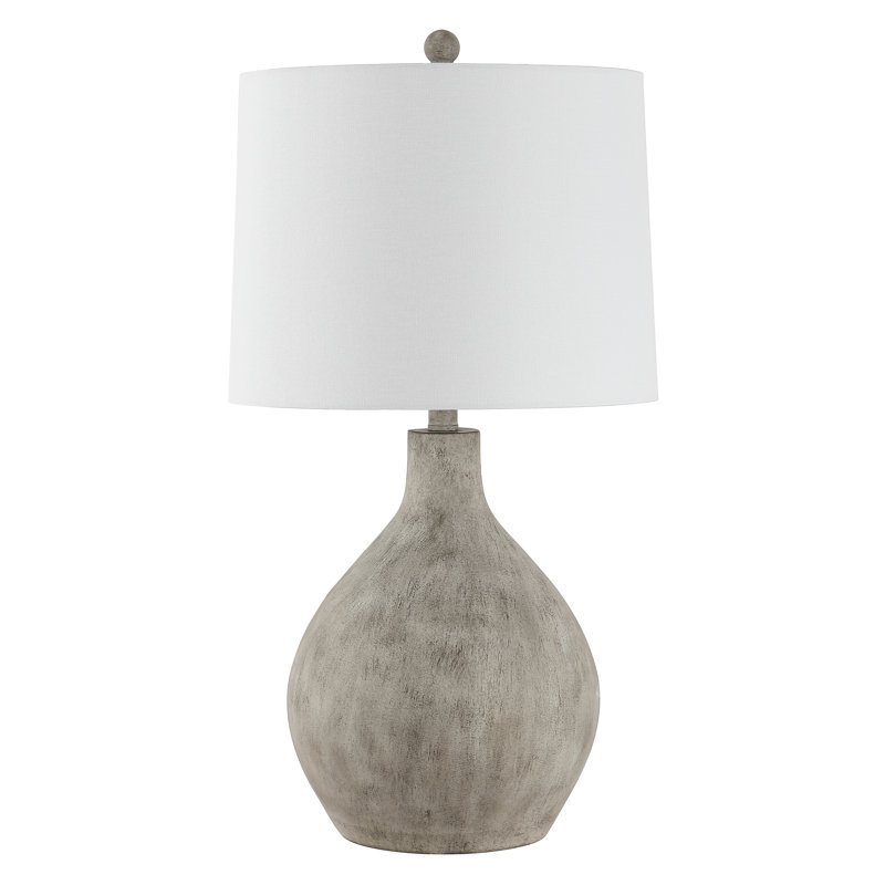 Steelside™ Ura 26.25" Gray Table Lamp & Reviews | Wayfair