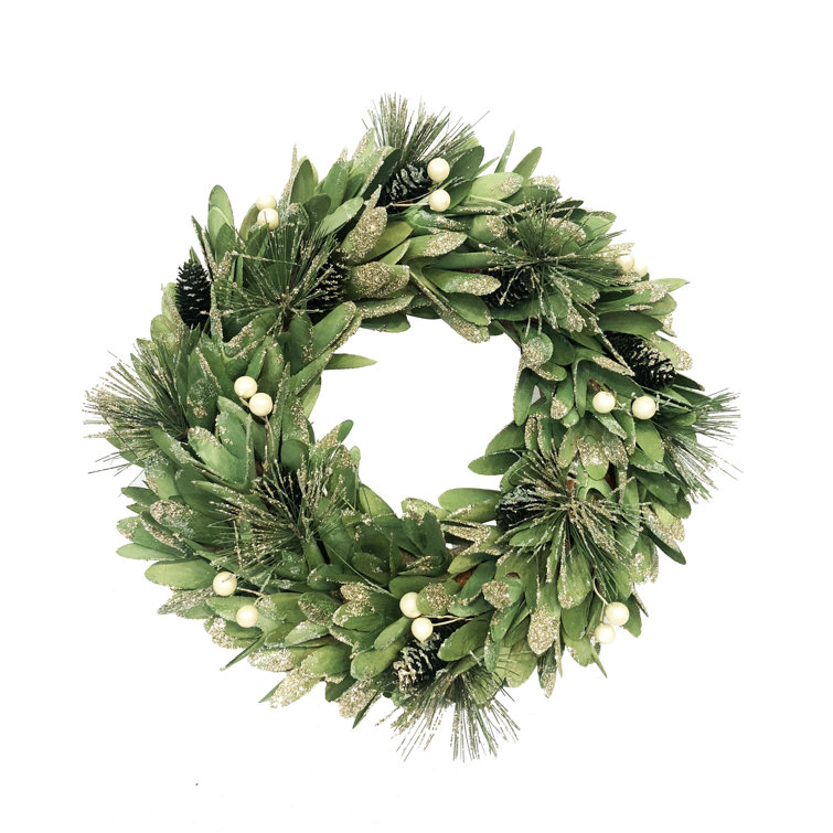 The Seasonal Aisle Faux Pinecone Pinecones 36cm Wreath | Wayfair.co.uk