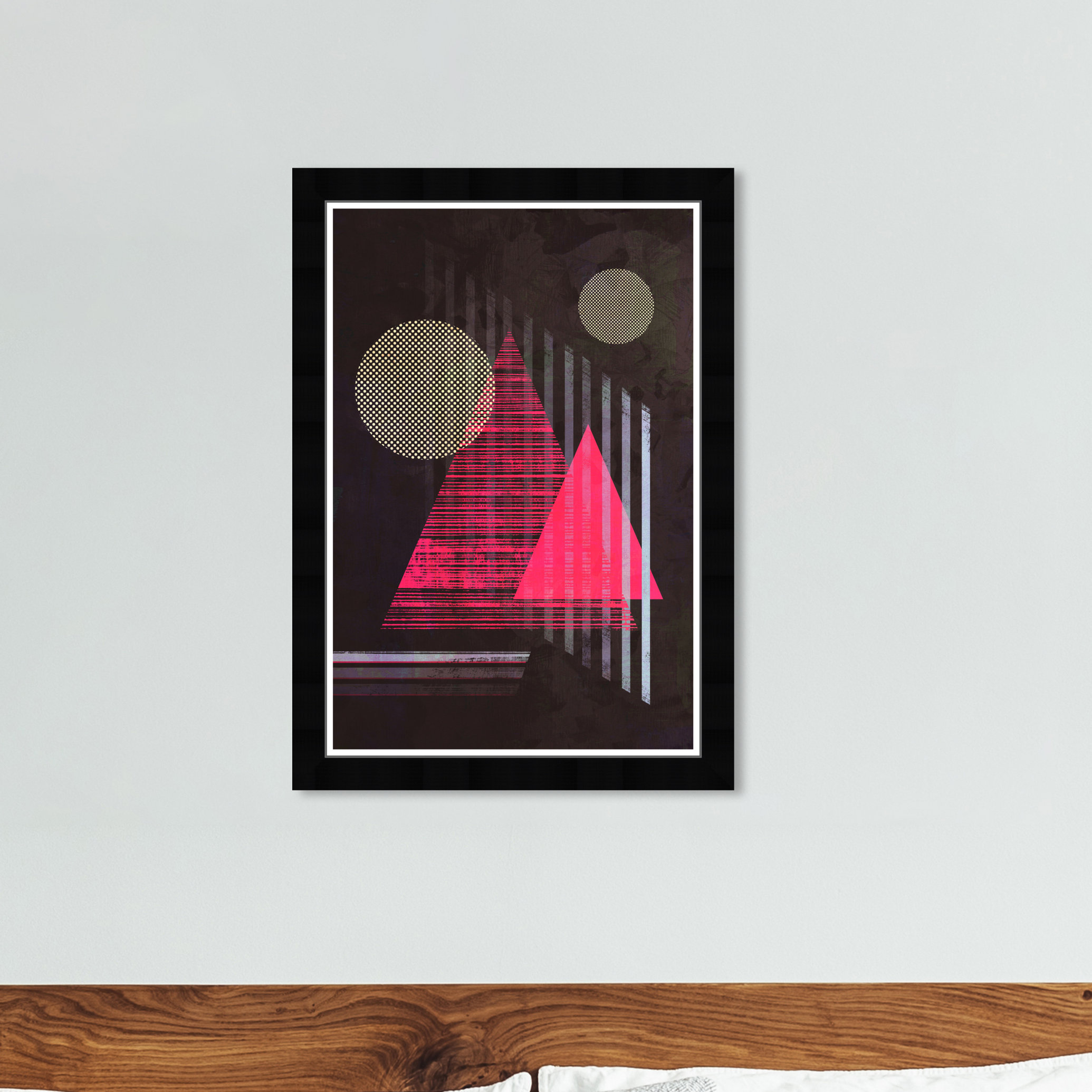 Hatcher & Ethan Abstract 'Datascape' Geometric By Hatcher And Ethan ...