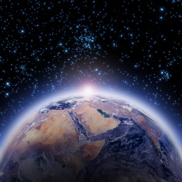 Ebern Designs Earth - Wrapped Canvas Print | Wayfair.co.uk