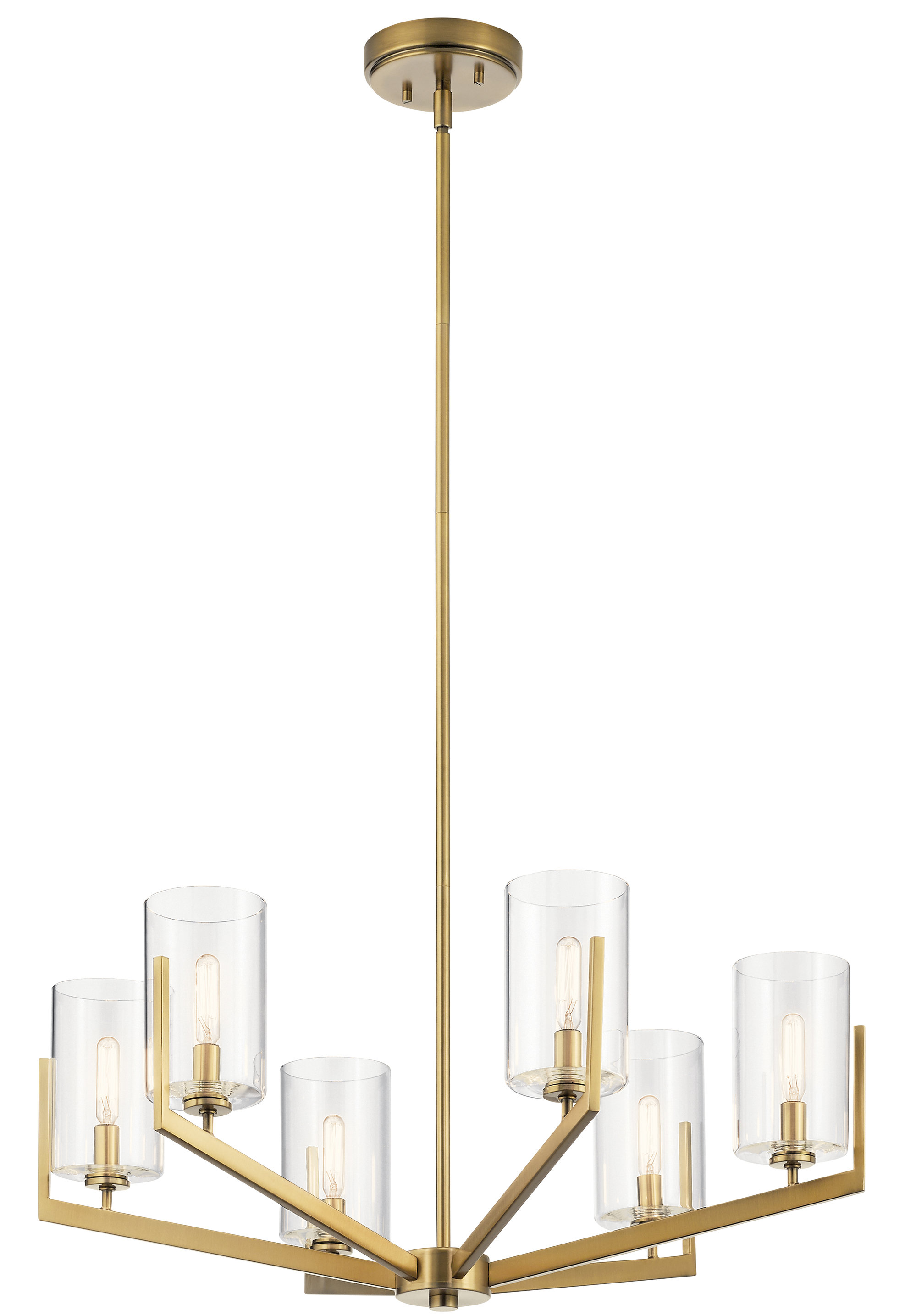 DecorbyHannah Nye 6 - Light Shaded Classic Chandelier - Wayfair Canada