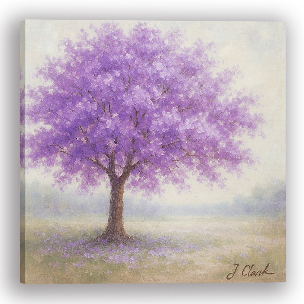 Lark Manor «Cherry Blossom Serenity», reproduction sur toile tendue par ...