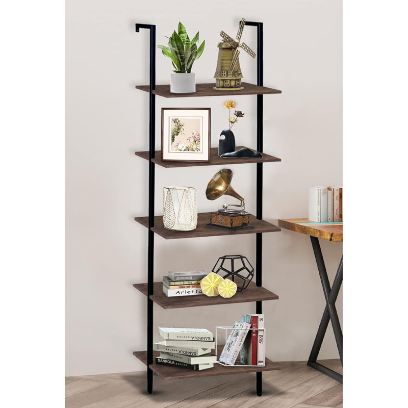 17 Stories Tamarkus Ladder Bookcase | Wayfair