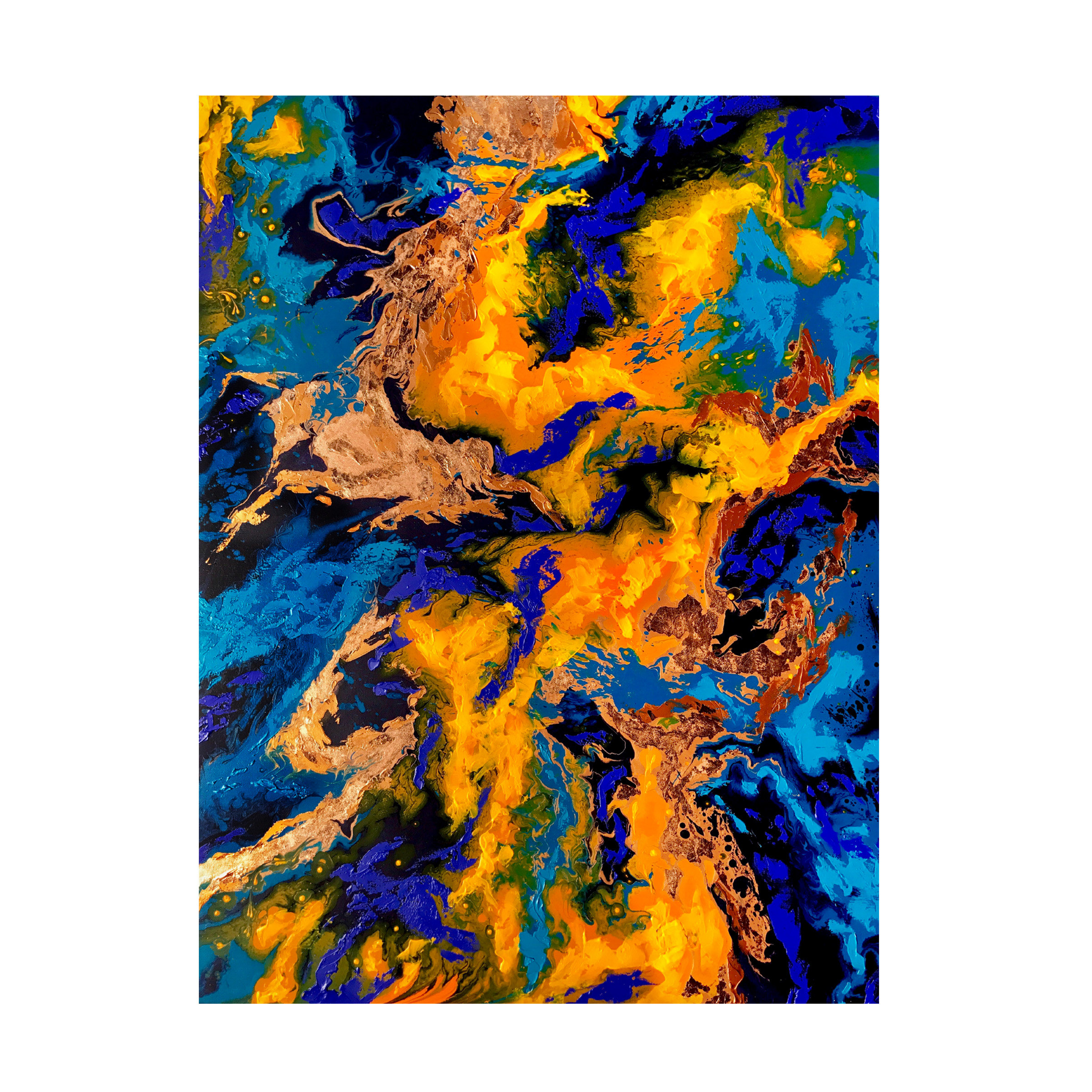 Wrought Studio Alyson Storms Fire And Ice Canvas Art - Wayfair Canada