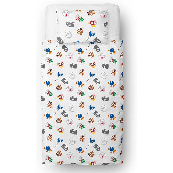 Character World Nintendo Duvet Cover Set with Pillowcases | Wayfair.co.uk