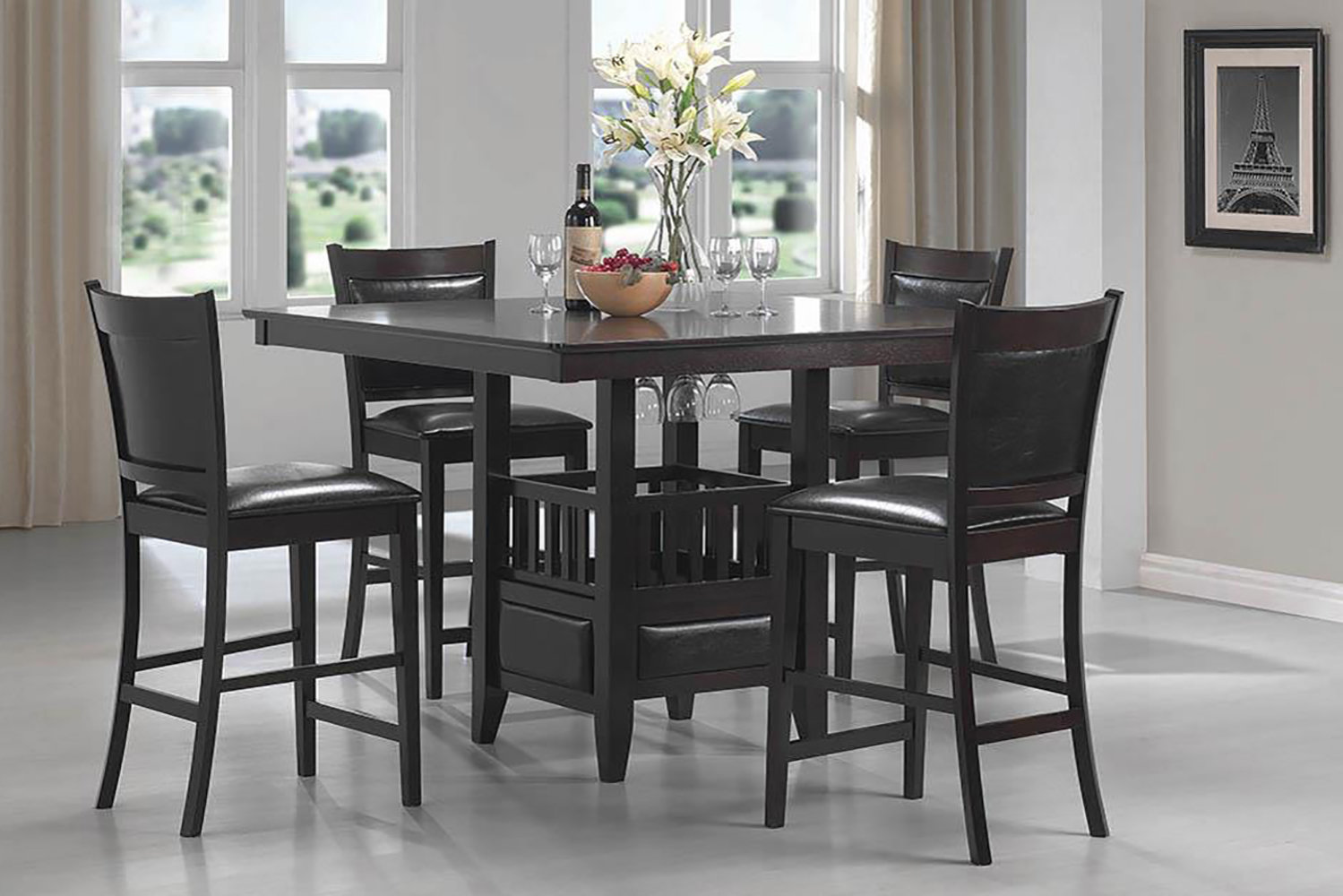 Wildon Home® Zaritt 5 Piece Counter Height Dining Set | Wayfair