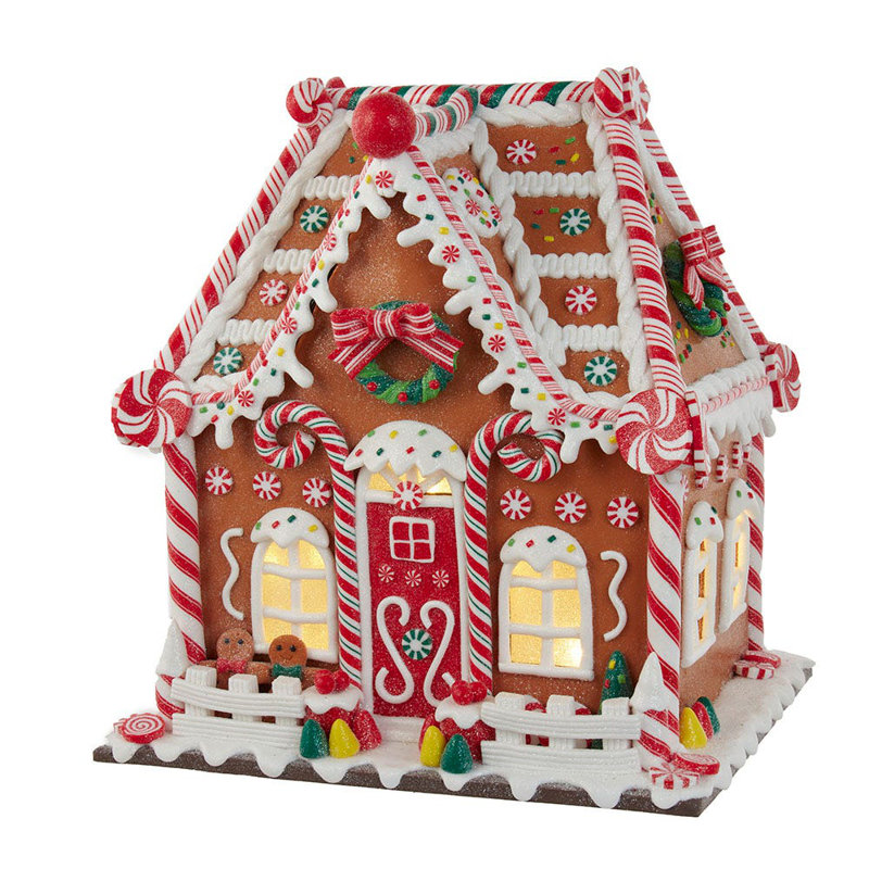 Kurt Adler Gingerbread House with LED Light and Timer & Reviews | Wayfair
