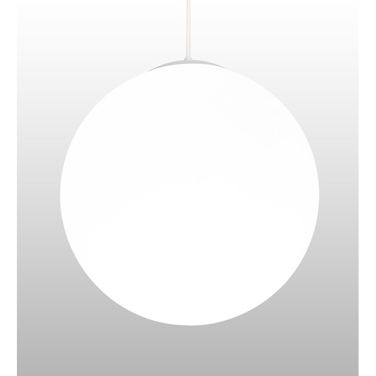 Meyda Lighting 3 - Light Gloss White Sphere Pendant - Wayfair Canada