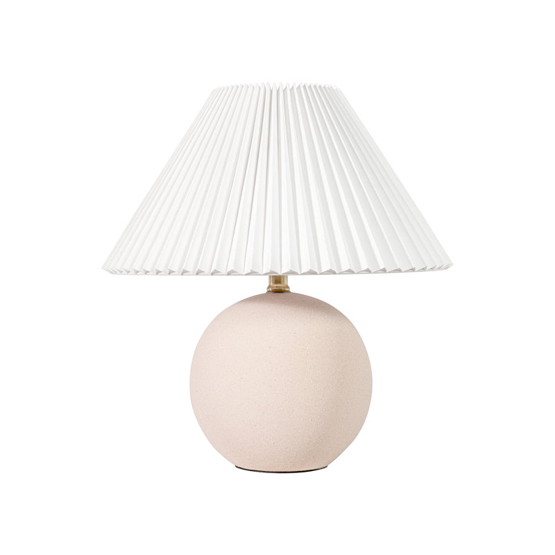 Mercer41 Transitional 17" Beige Ceramic Table Lamp | Wayfair