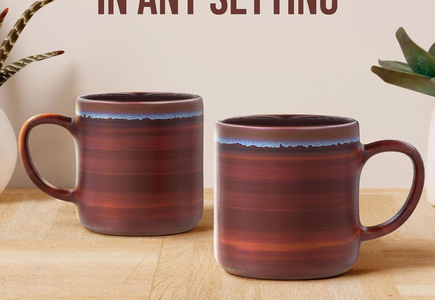 Latitude Run® Atelier Ceramic Glazed Jumbo Coffee Mugs | Wayfair