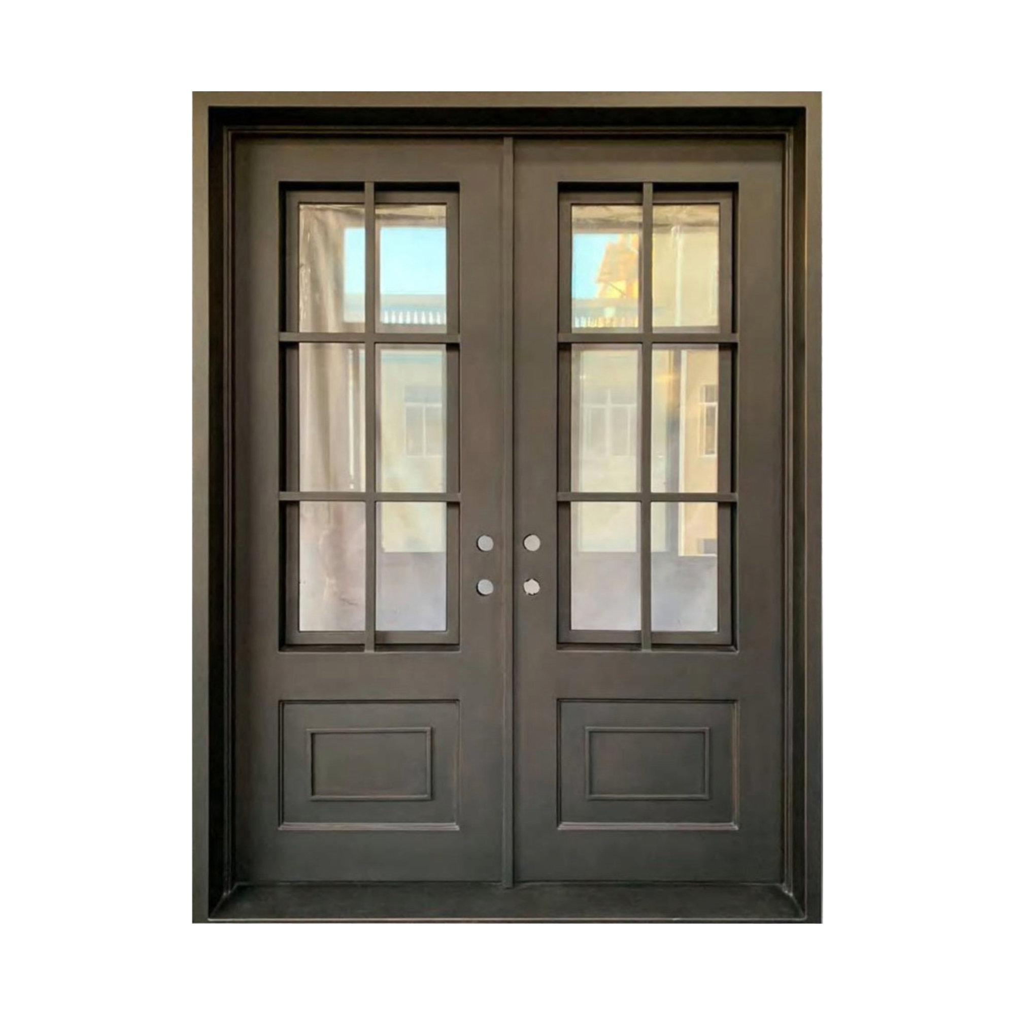 Nationwide Iron Works Savannah French Iron Door | Wayfair