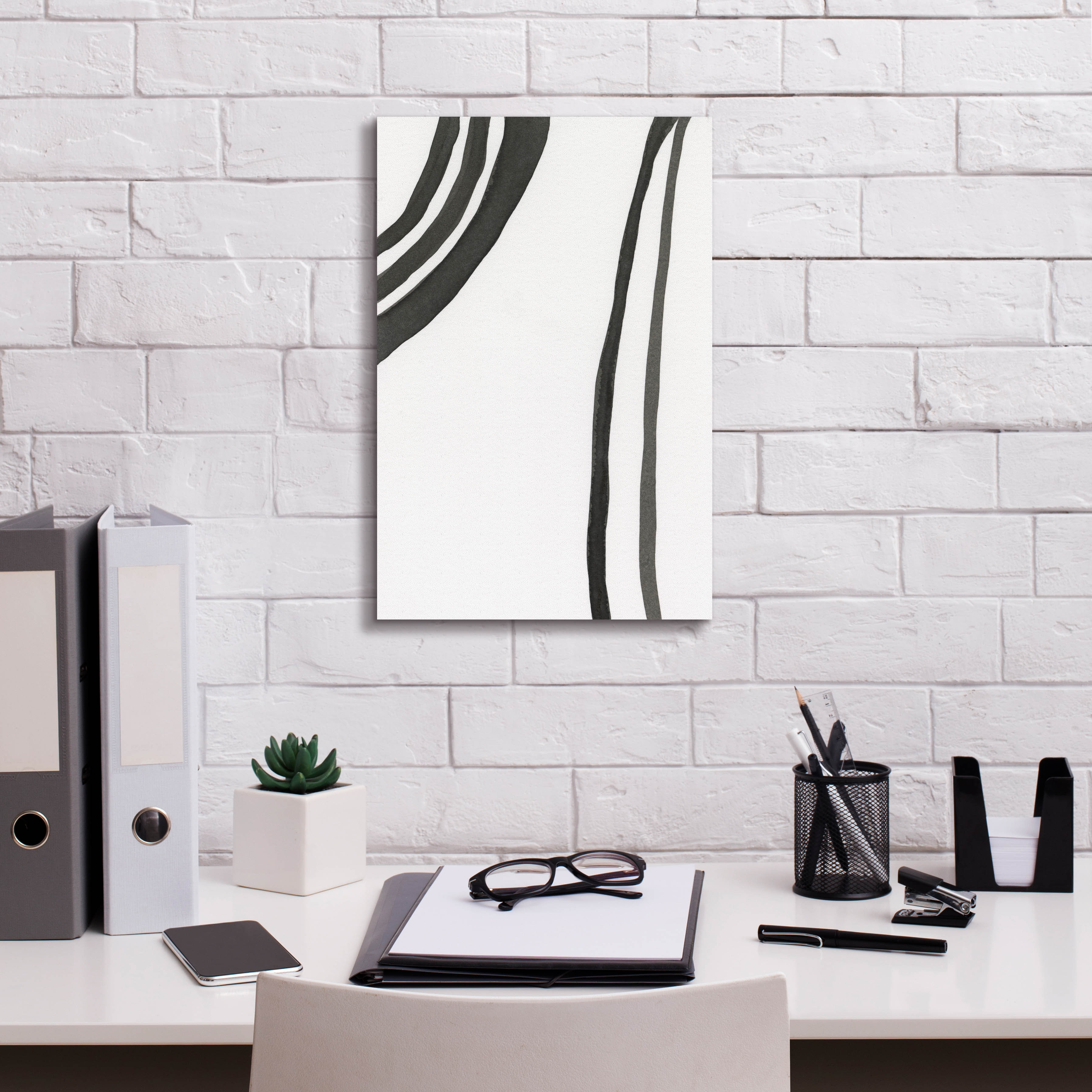 Wrought Studio™ " Ink Lines III " by Regina Moore | Wayfair