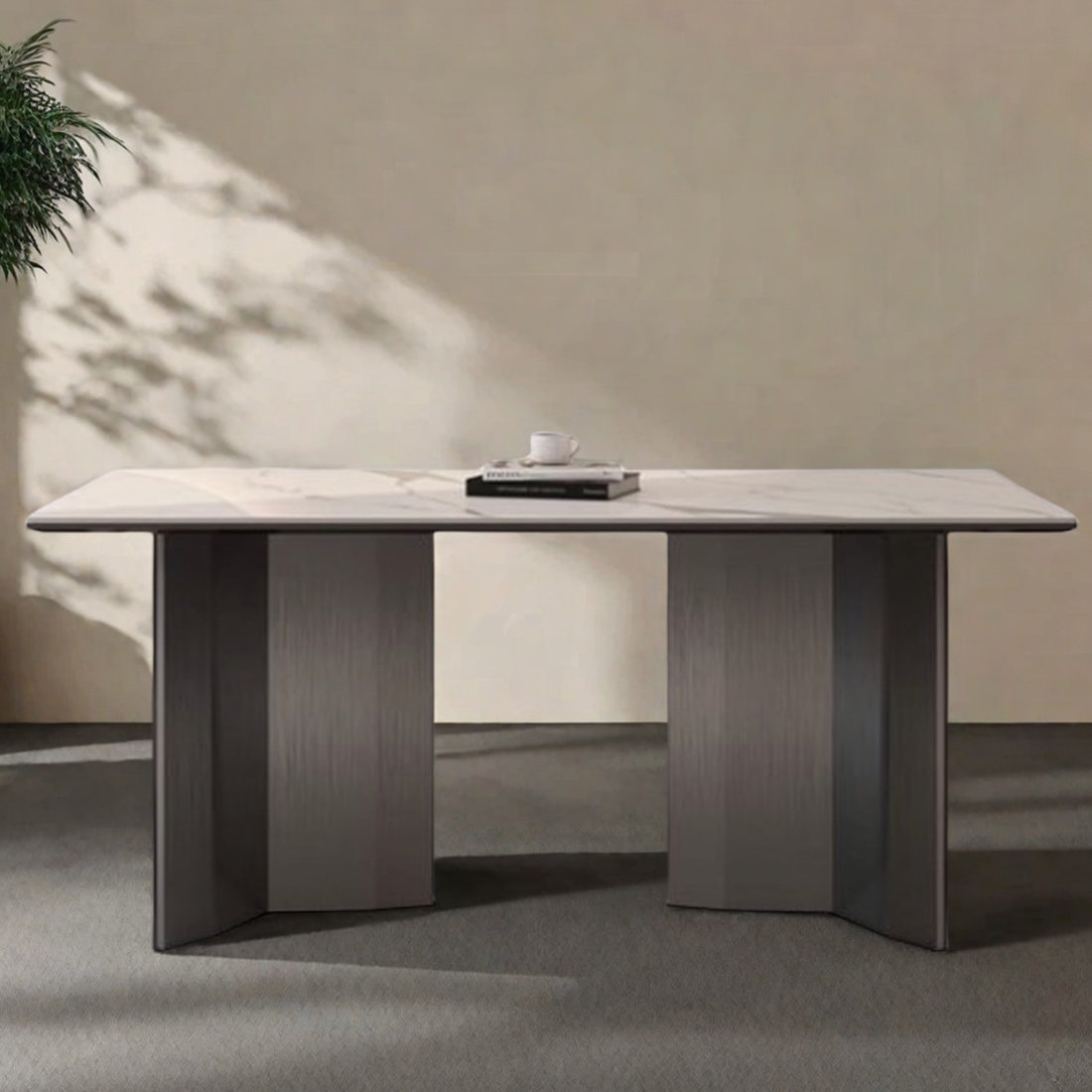 Sleek Surface Designs Italian minimalist luxury high-end dining table ...