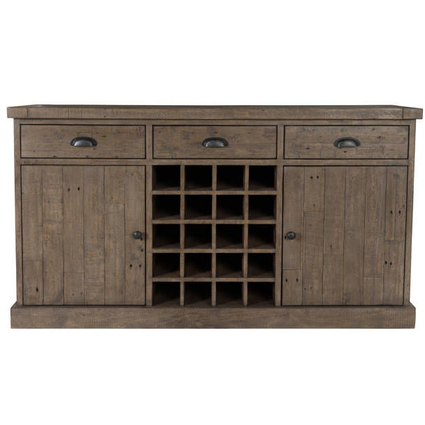 Union Rustic Glass Top Solid Wood Base Dining Table & Reviews | Wayfair
