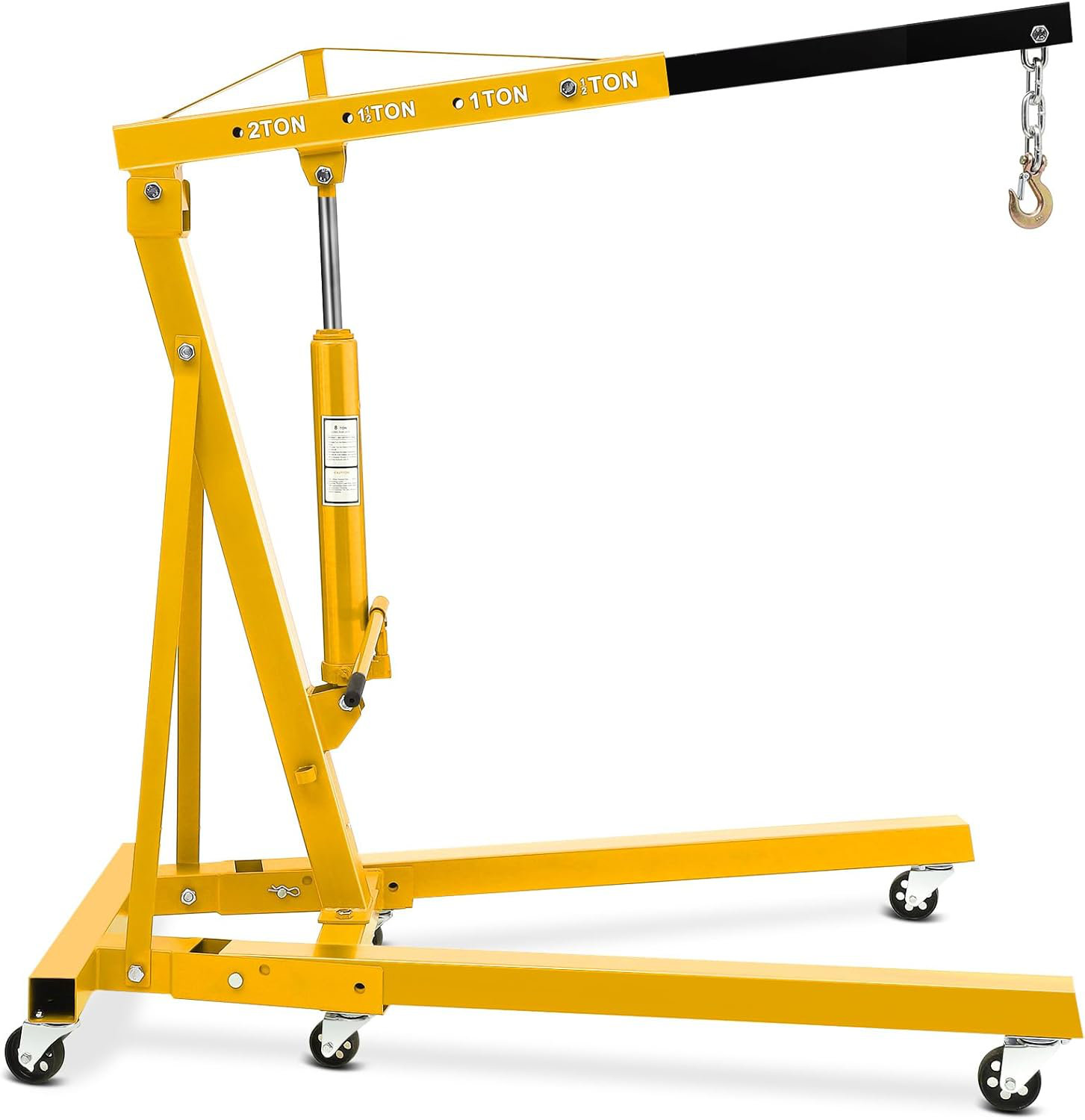 ASOPIX 2 TON Engine Hoist,4000lbs Folding Hydraulic Car Engine Motor ...