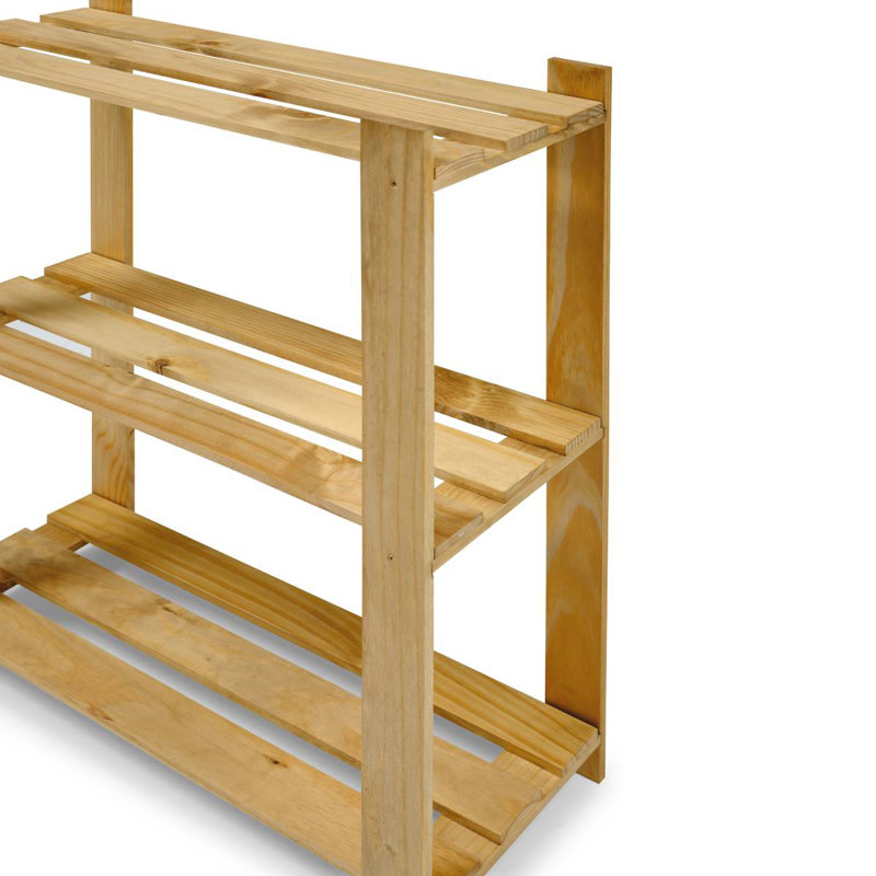 Furniture Dash Utility 29.53" W Solid Wood Shelving Unit & Reviews ...