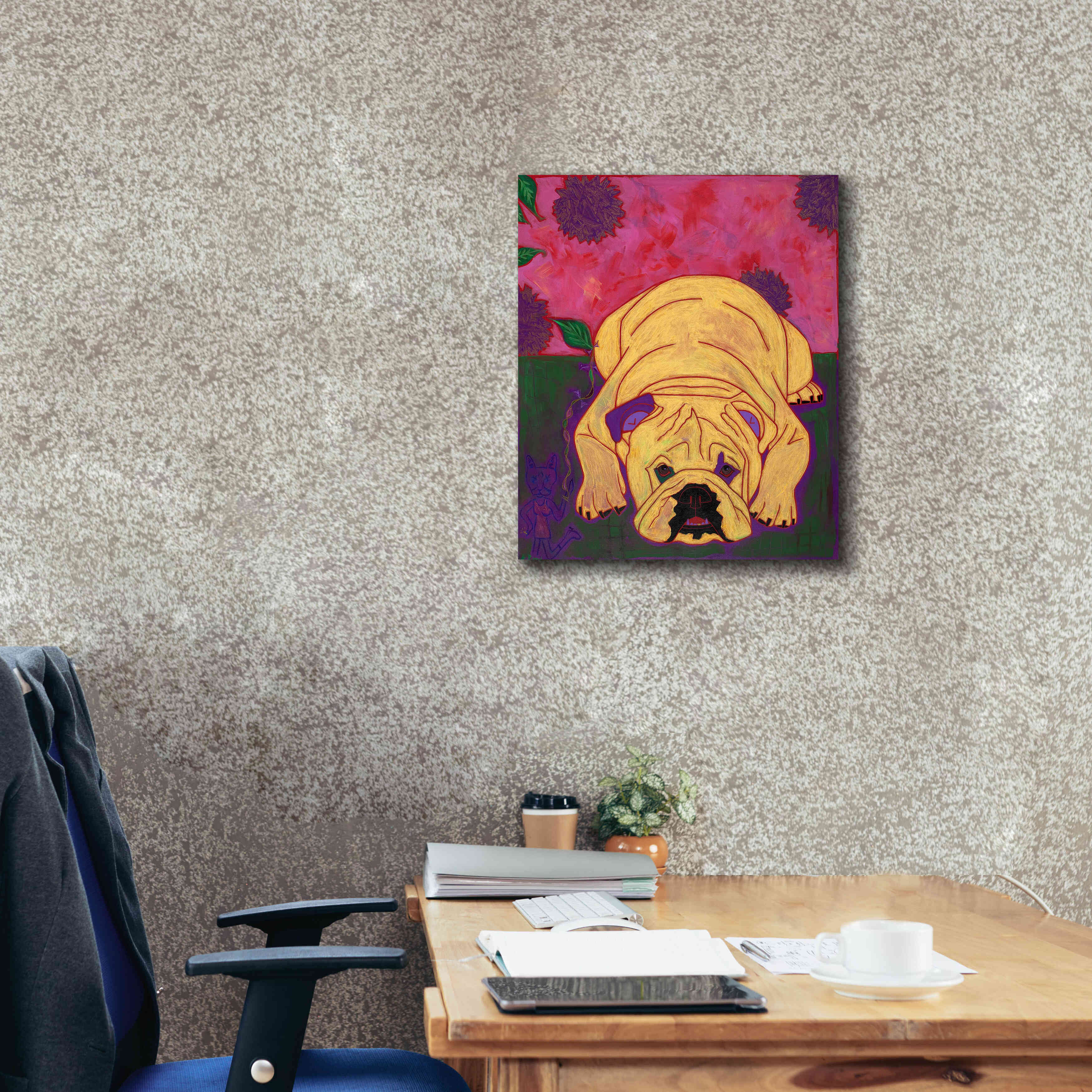 Epic Graffiti ''Lounge Lizard'' By Angela Bond Giclee Canvas Wall Art ...