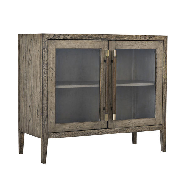 Wildon Home® Adilia 42" Mindi and Teak Wood Cabinet with 3 Options of ...
