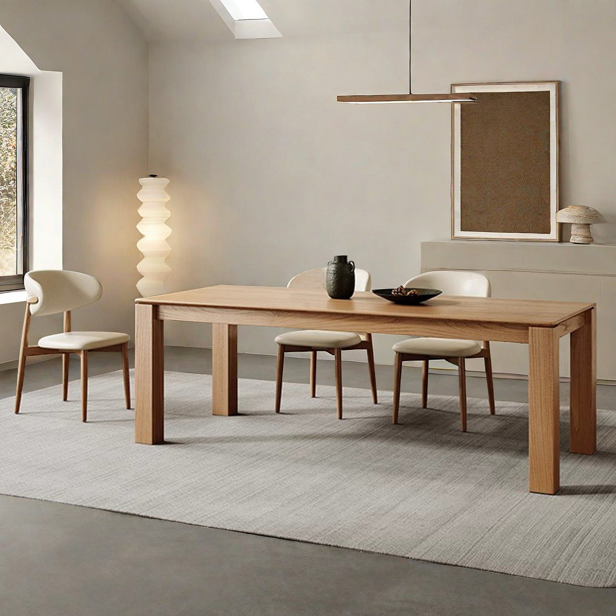 Hokku Designs Simple Rectangulanr Solid Wood Dining Tables | Wayfair