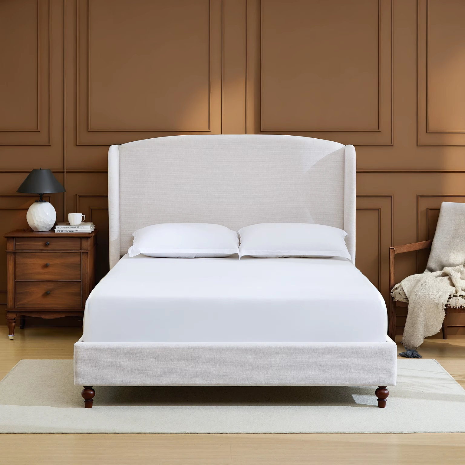 Charlton Home® Samson Upholstered Bed Frame | Wayfair