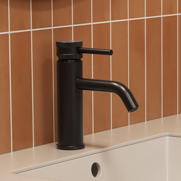 CRANACH Single-Hole Round Faucet with Pop-Up Drain, Single-Handle ...