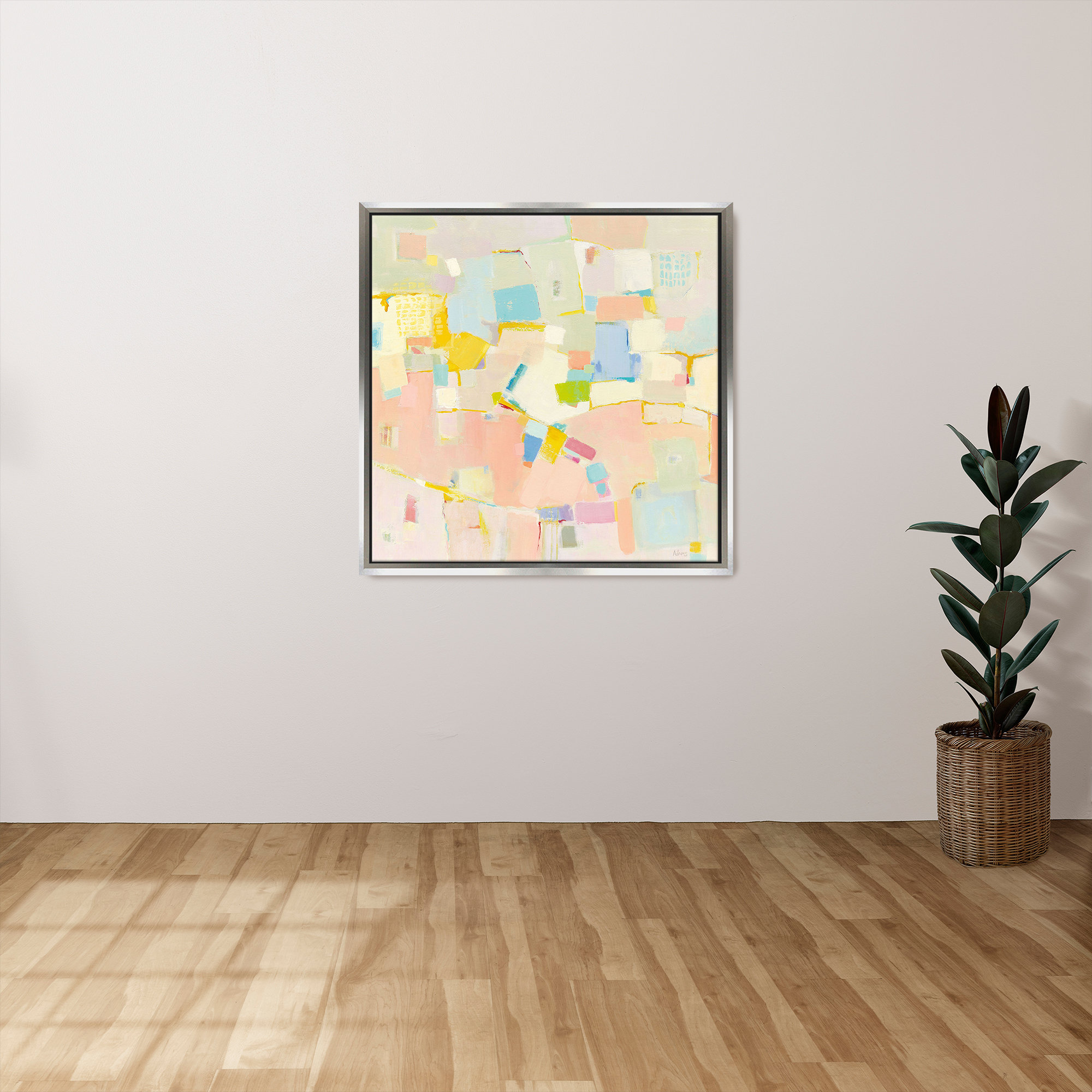 Ivy Bronx "Block Party" by Phyllis Adams Print on Canvas in a Floater ...