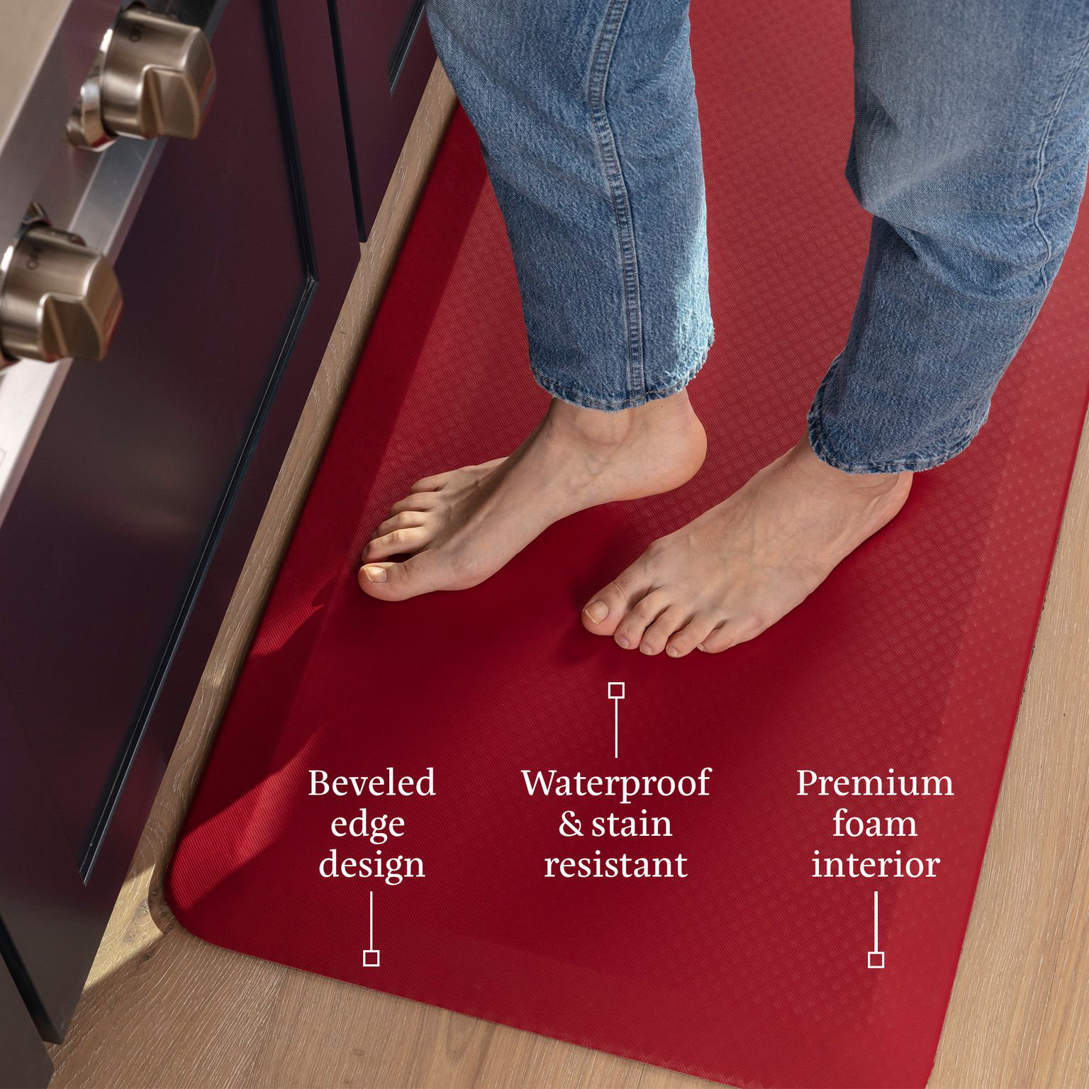 Zulay Kitchen Zulay Home Anti Fatigue Floor Mat Thick Cushioned ...