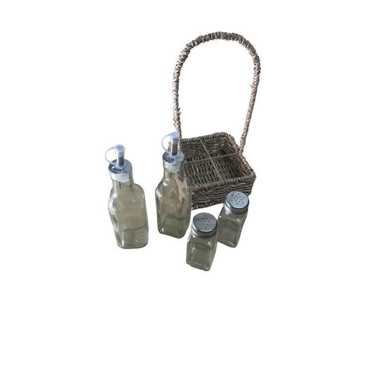 Beachcrest Home Glass Square Flatware Caddy | Wayfair.co.uk