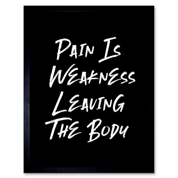Happy Larry Lonza Pain Is Weakness Leaving the Body - Single Picture ...